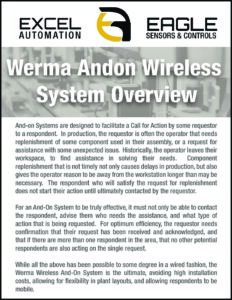 Werma Andon Wireless System | Excel Automation