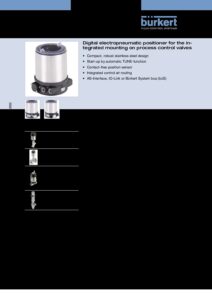8694 Positioner-Controller Spec Sheet | Excel Automation