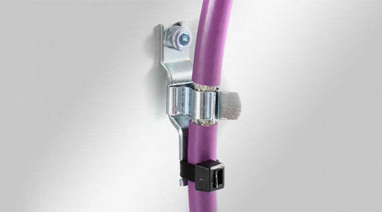 cable shield clamps for screw mounting with strain relief | Excel ...