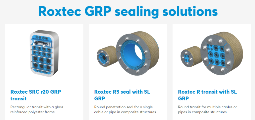 Roxtec GRP Sealing Solutions for Composite Structures